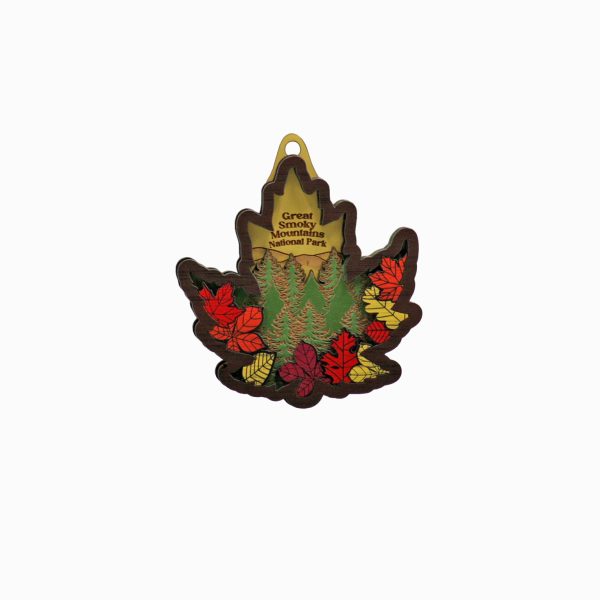 Great Smoky Mountains National Park Fall Leaf Wood Ornament | Smokies Life