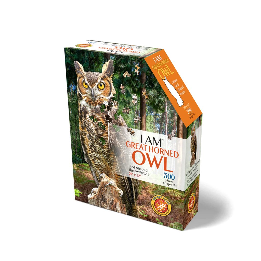 I Am Great Horned Owl 300 Piece Puzzle | Smokies Life