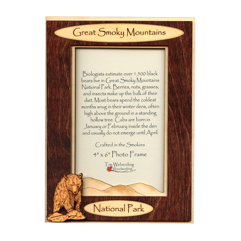 Great Smoky Mountains National Park Bear Picture Frame | Smokies Life
