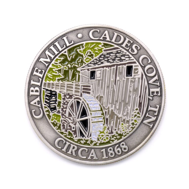 Cades Cove Cable Mill Coin | Smokies Life