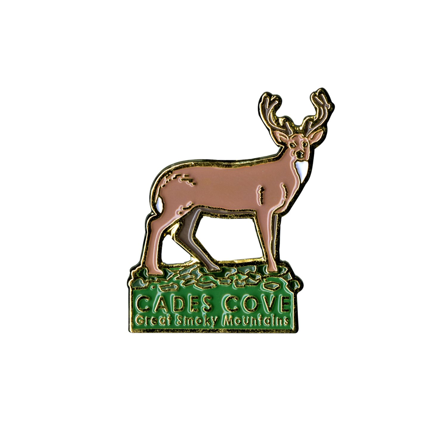 Cades Cove Great Smoky Mountains Deer Lapel Pin | Smokies Life