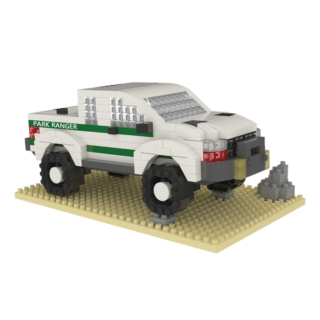 Park Ranger Truck Mini Blocks | Smokies Life