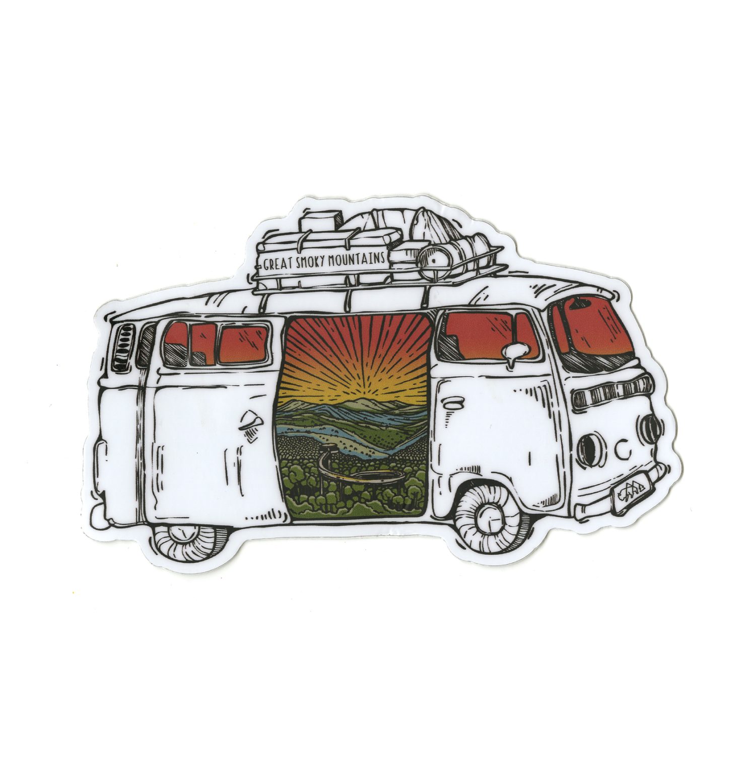 Great Smoky Mountains Van Sticker | Smokies Life