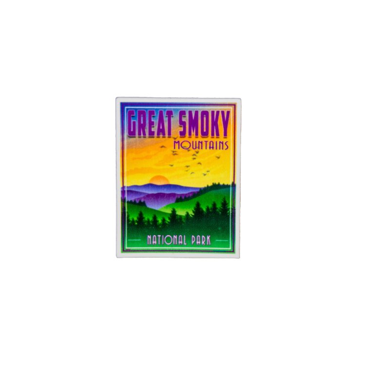 Great Smoky Mountains National Park Sunrise Mini Sticker | Smokies Life