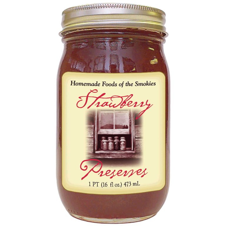 Strawberry Preserves Pint | Smokies Life